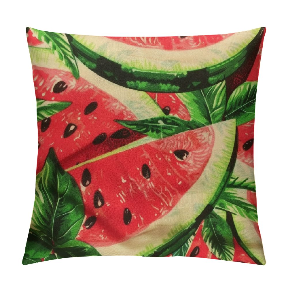 ONETECH Hello Summer Throw Pillows Covers Cool Sweet Juicy Pieces ...