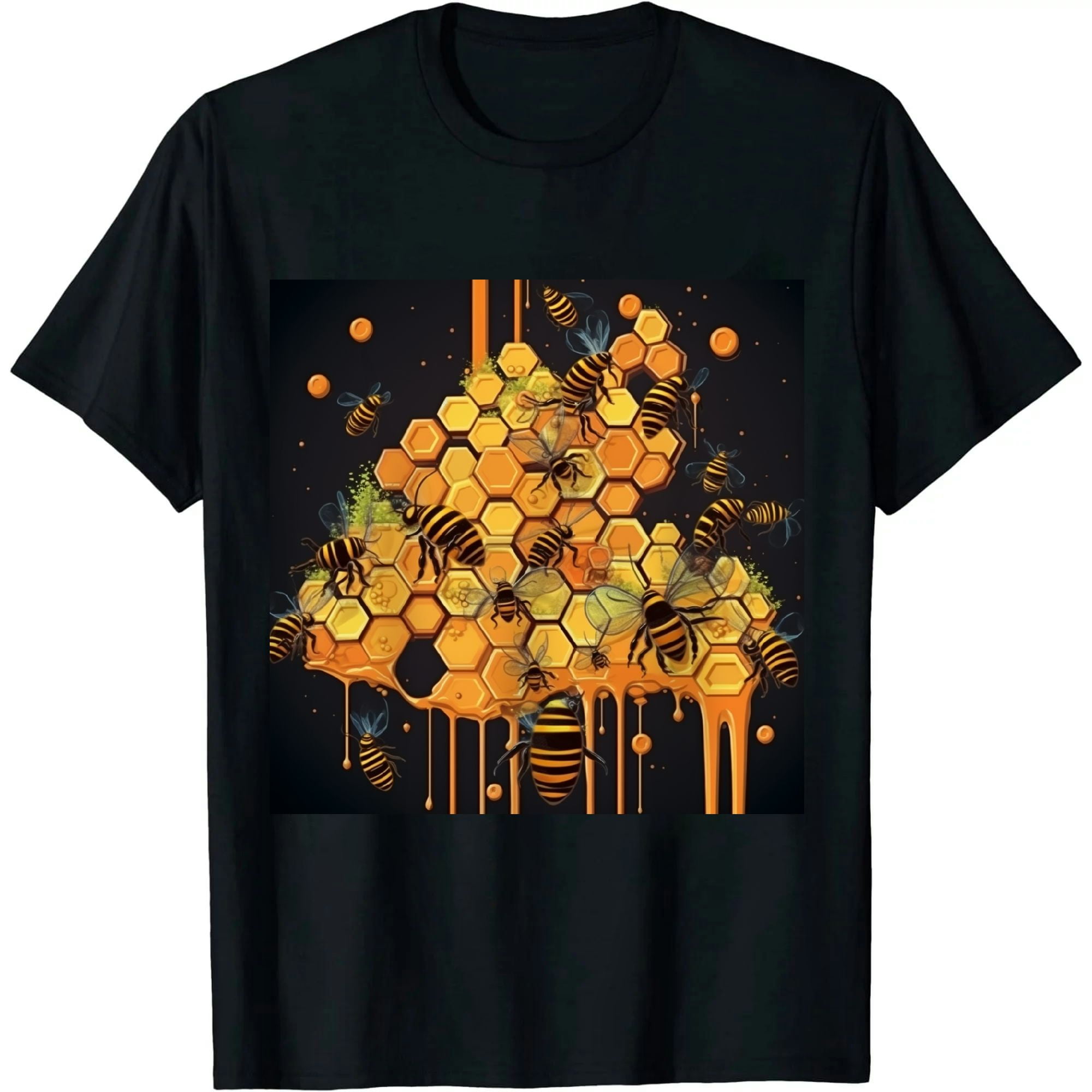 ONETECH Honey Honeycomb Bee Beekeeper Beekeeping Apiarist Hive T-Shirt ...