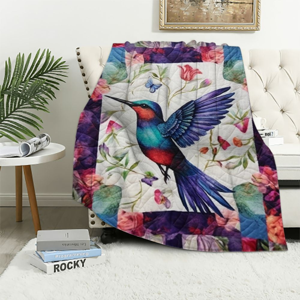 ONETECH I Am Always with You Hummingbird Blankets Soft Warm Sherpa ...