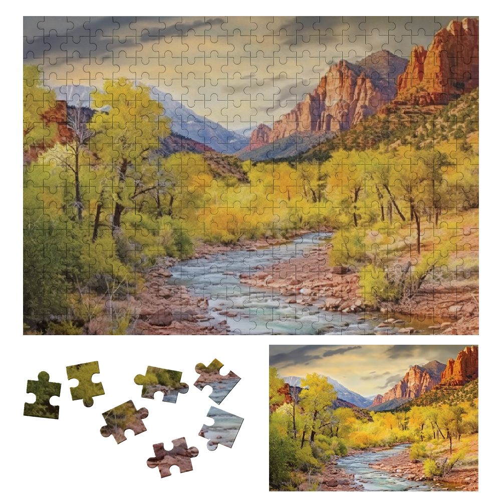 ONETECH Impressionist Painting Wooden Jigsaw Puzzle for Adults and Kids ...