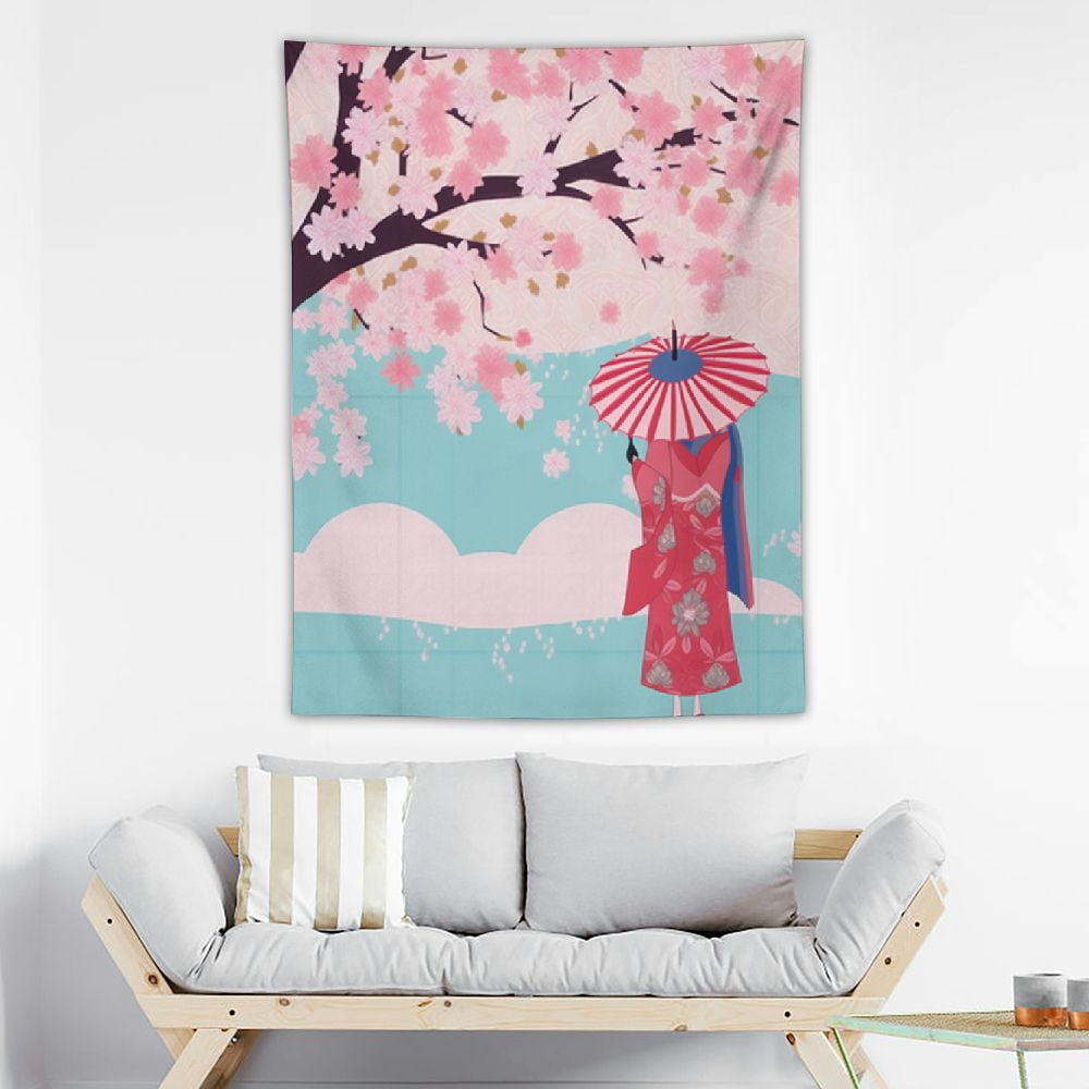 ONETECH Japan Tapestry, Start Hanami Festival in Japan the Sakura ...