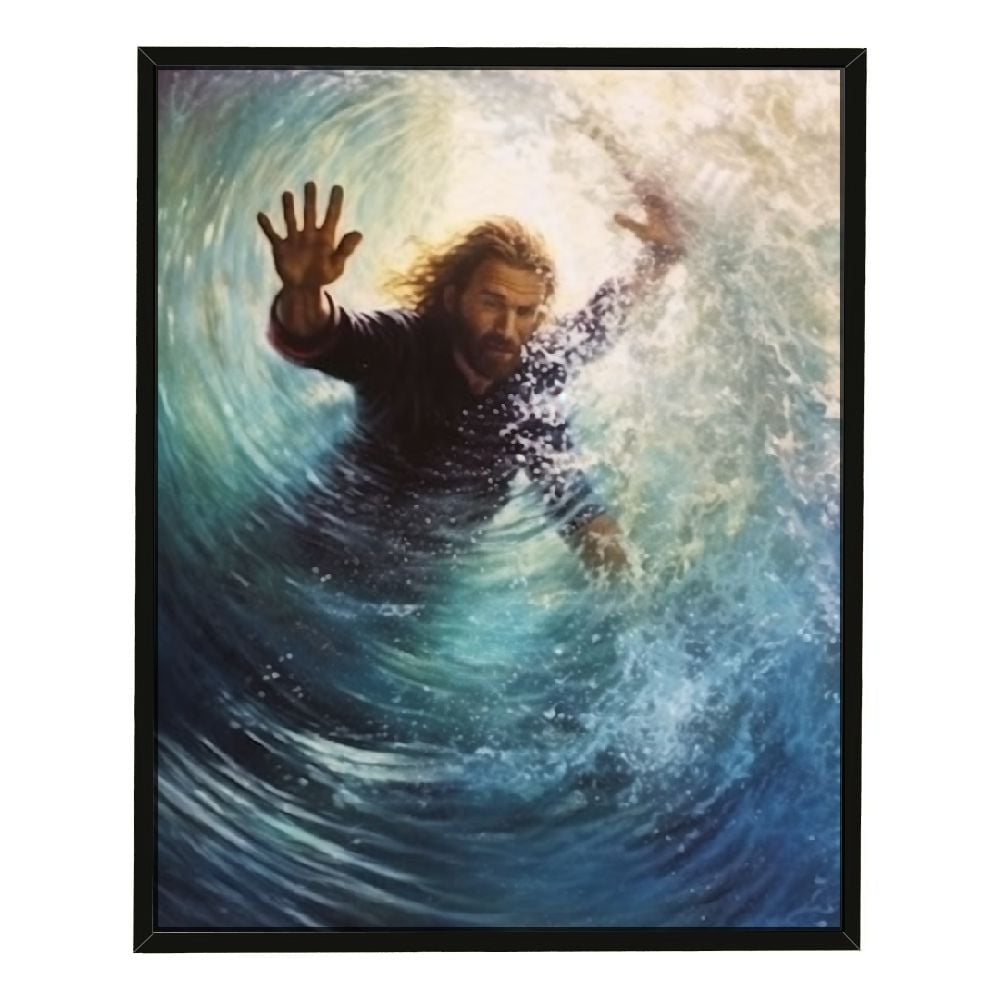 FUMJ Jesus Christ Canvas Wall Art The Hand of God Poster Modern ...