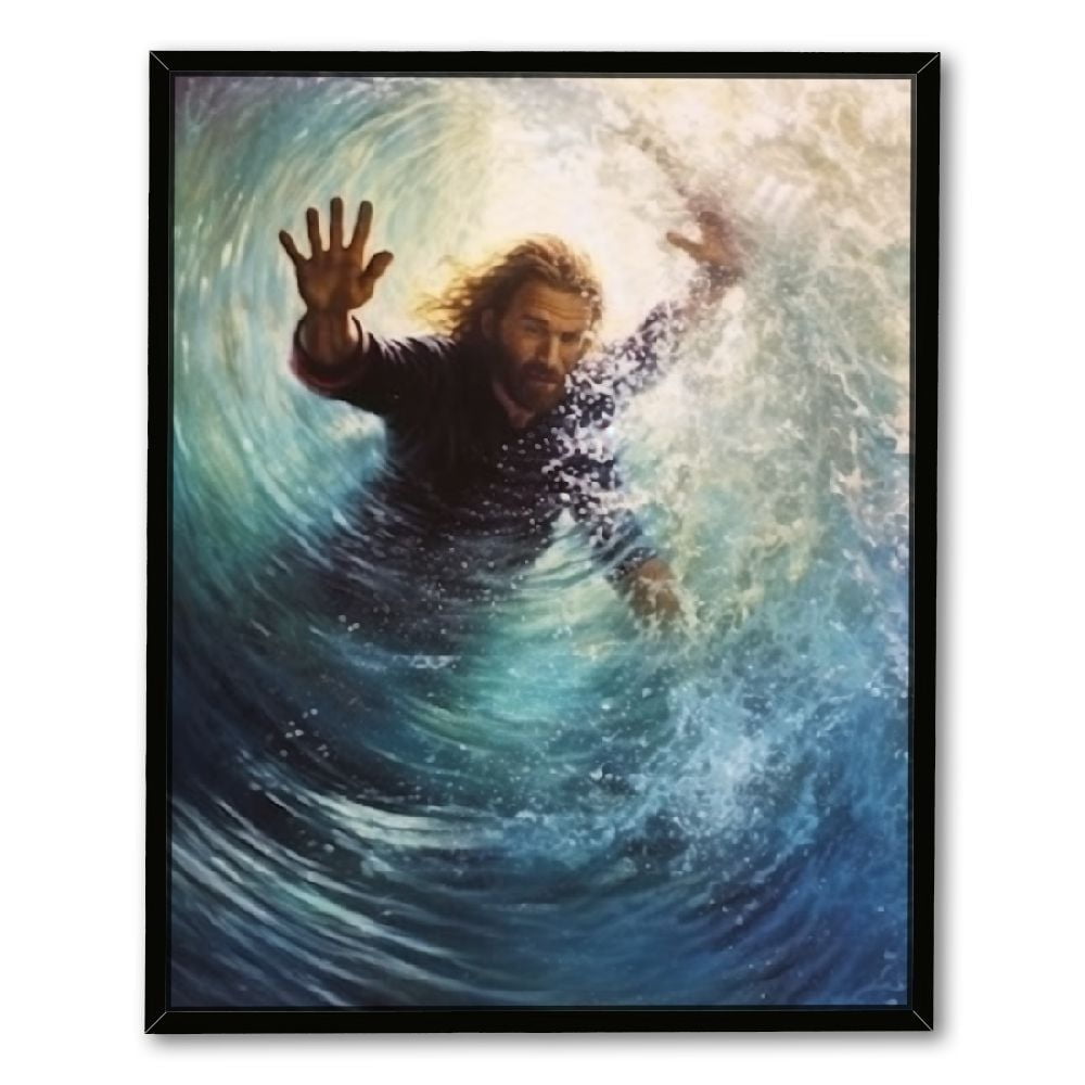 FUMJ Jesus Christ Canvas Wall Art The Hand of God Poster Modern ...