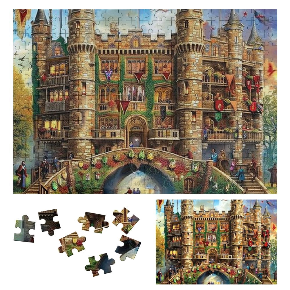 ONETECH Jigsaw Puzzle For Adults, Family, Or Kids - Medieval Castle 300 ...