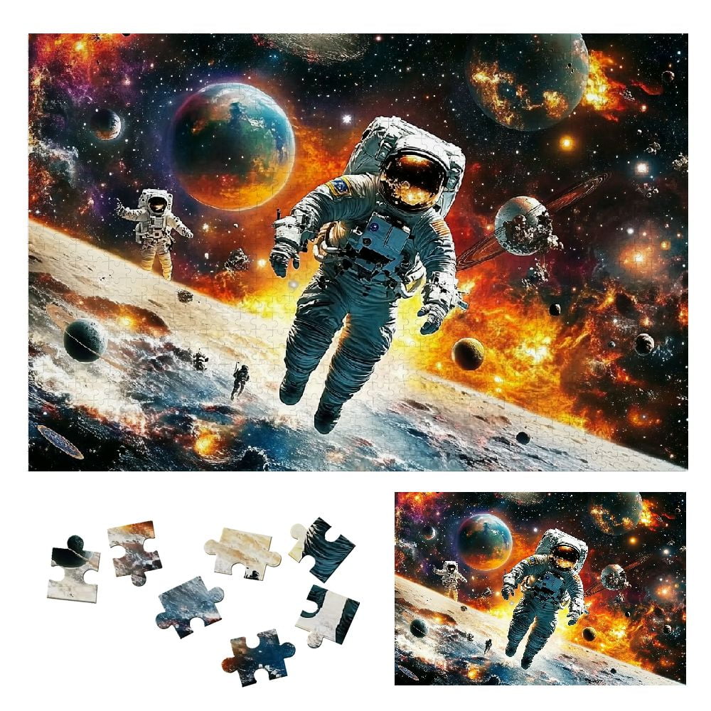 ONETECH Jigsaw Puzzles for Adults Space Traveler Solar System ...