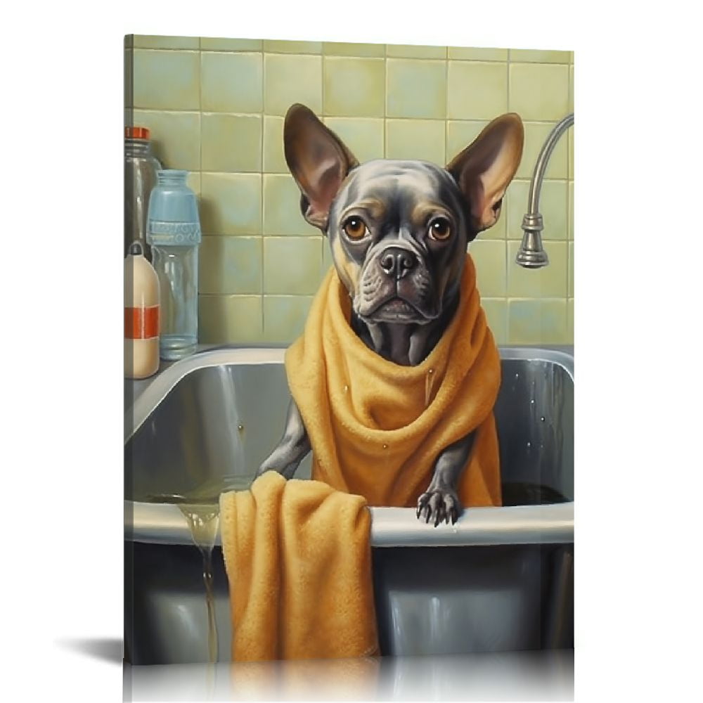 ONETECH Kitchen Decor English French Bulldog Accessories Wall Art Dog ... ONETECH Kitchen Decor English French Bulldog Accessories Wall Art Dog ...