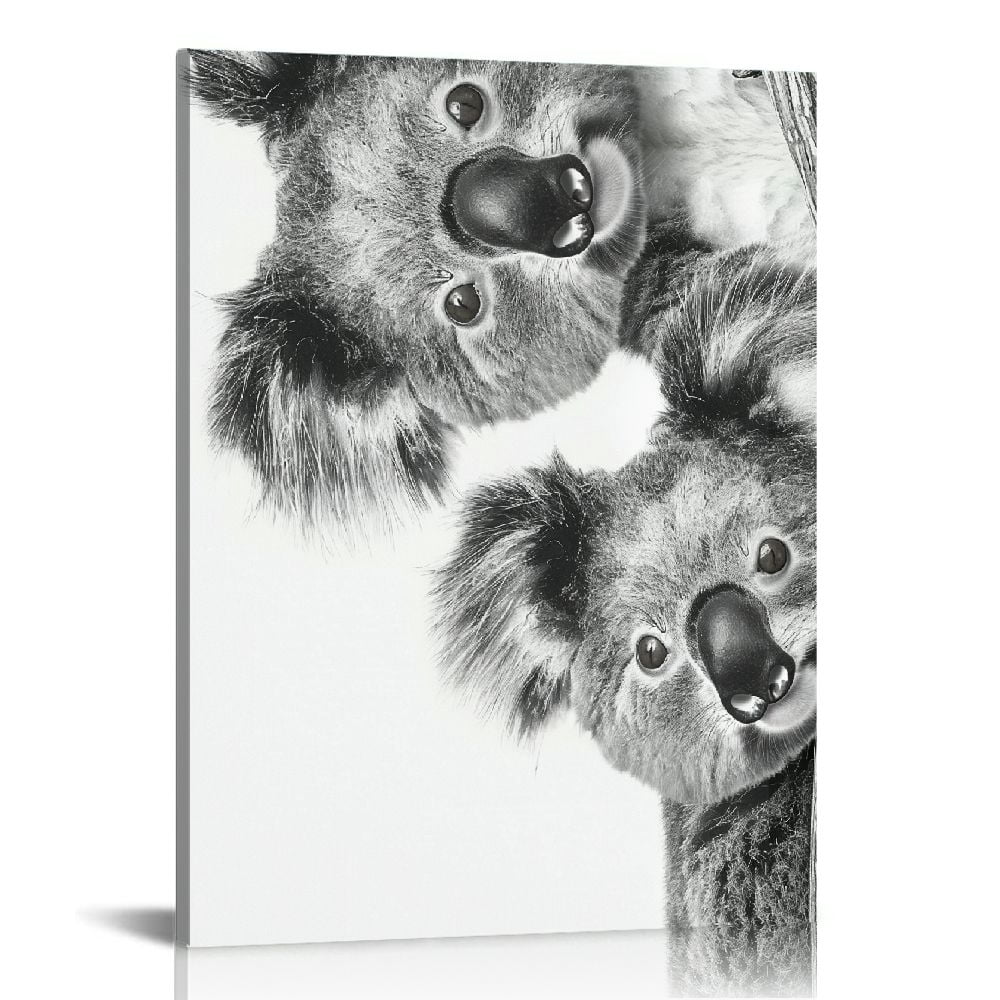 ONETECH Koala Canvas Wall Art Koala Pictures for Cute Koala Poster Cute ...