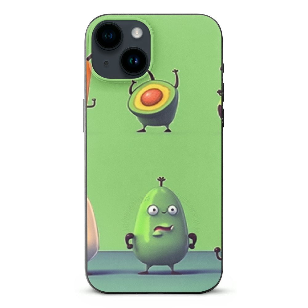 ONETECH LANJINDENG Compatible with iPhone 14 Avocado Phone Case, Kawaii ...