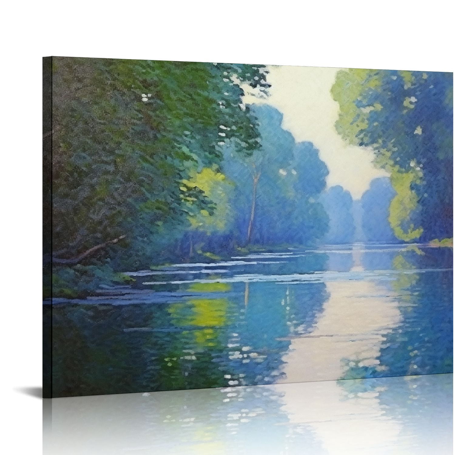 ONETECH Landscape Canvas Framed Wall Painting: Large Nature Scenery Art ...