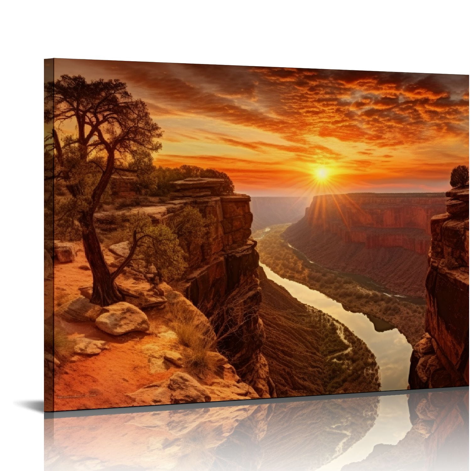 ONETECH Large Canvas Wall Art Beautiful Landscape of Grand Canyon ...