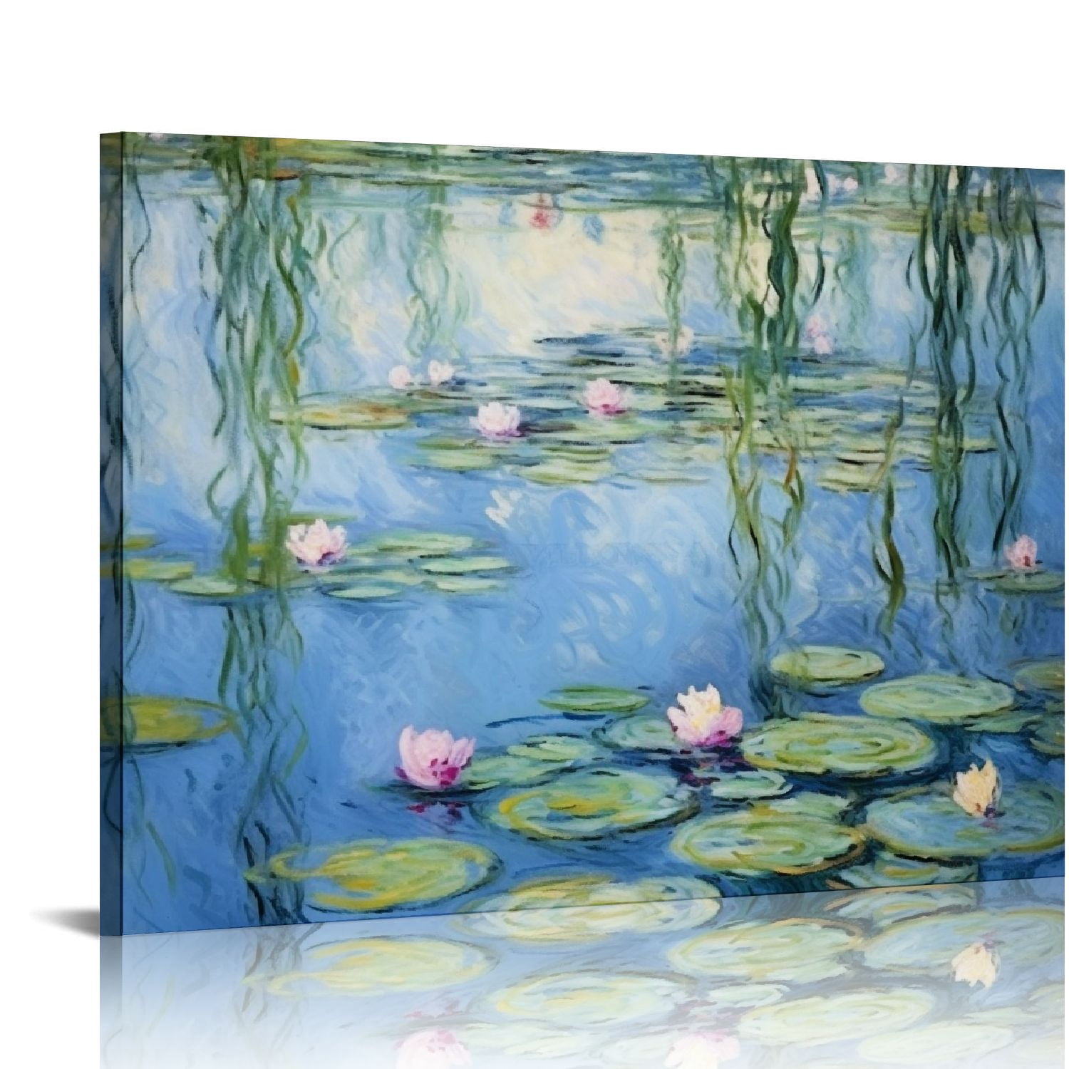 ONETECH Large Water Lilies by Claude Monet Canvas Wall Art Famous ...