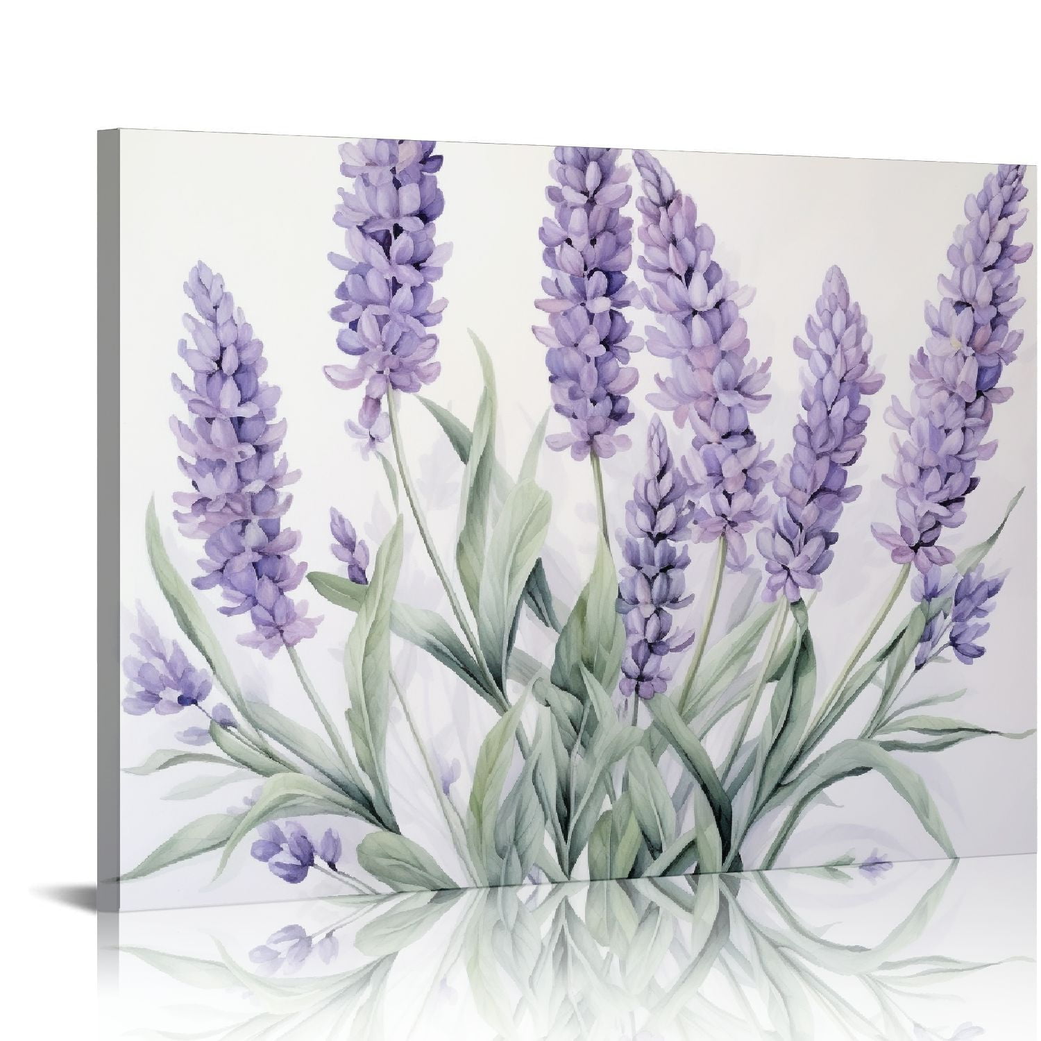 ONETECH Lavender Canvas Wall Art Purple Flower Picture Print Floral ...