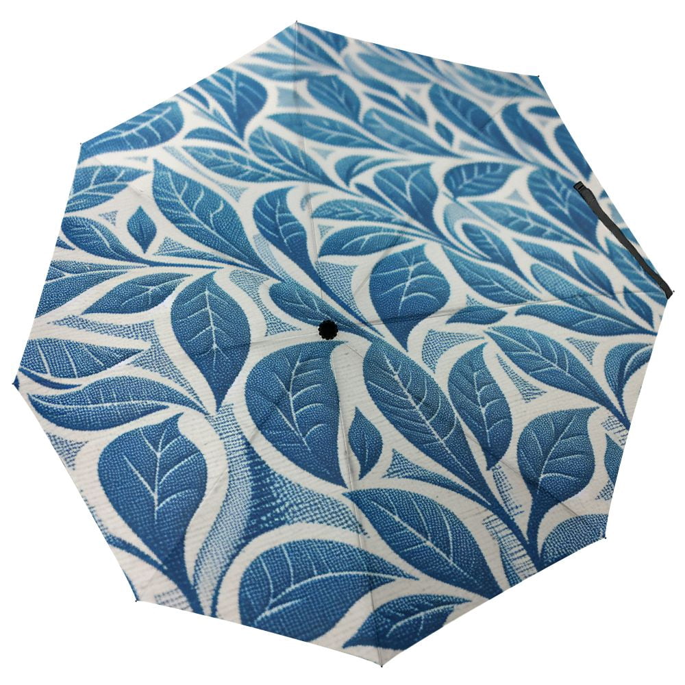 ONETECH Leaf-Like Shapes Three-Fold Automatic Portable Umbrella for ...