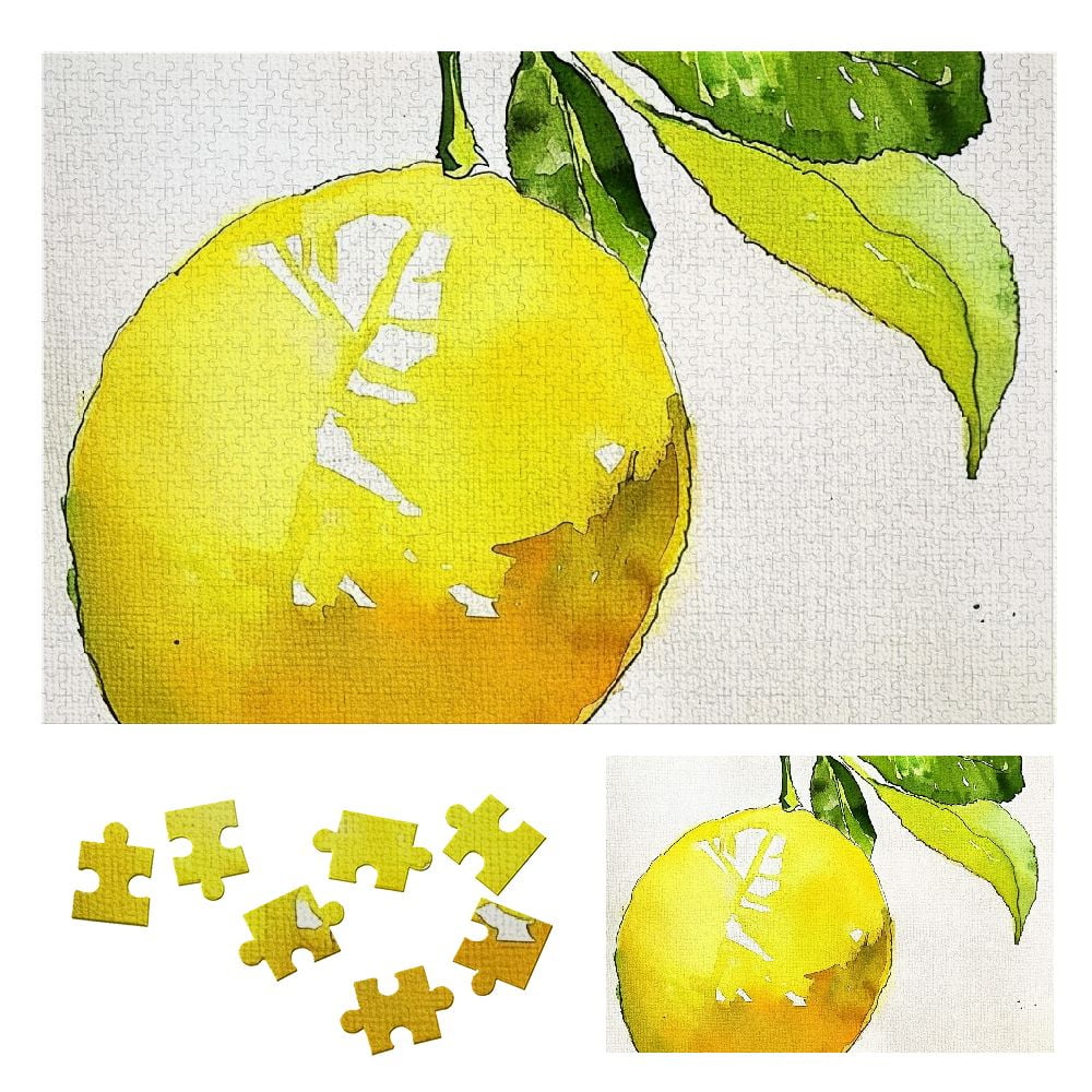 ONETECH Lemon Wooden Puzzle for Adults and Kids - Impossible Wooden ...