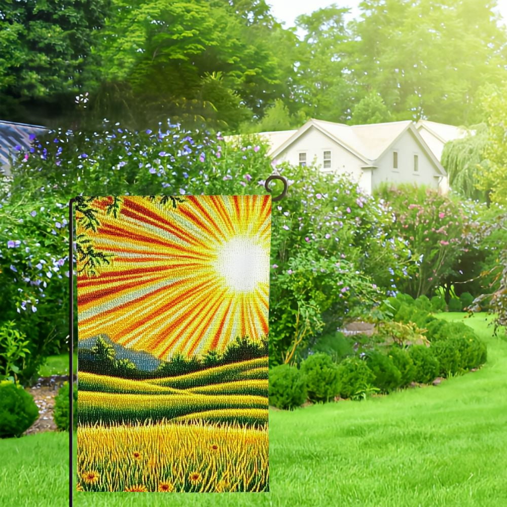 ONETECH Love Sunset Garden Flag, Double Sided Sun Love Yard Flag for ...