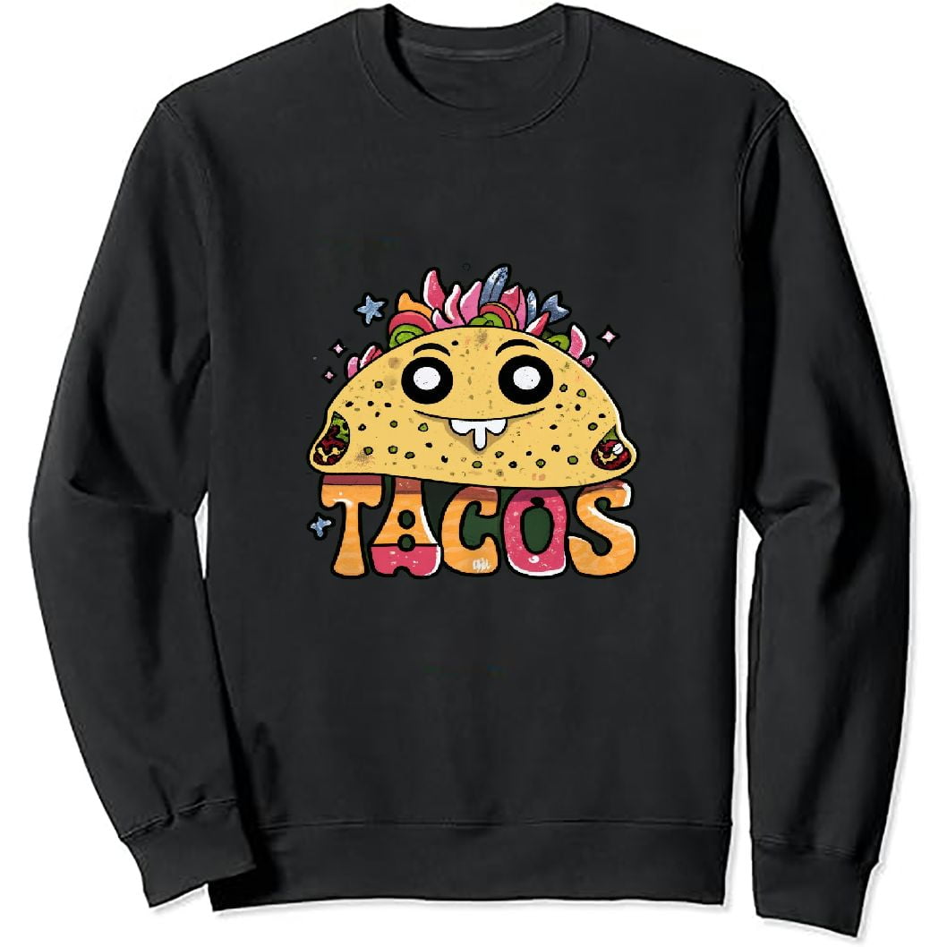 ONETECH Love Tacos Vintage Taco Lover Gift Design Idea Sweatshirt ...
