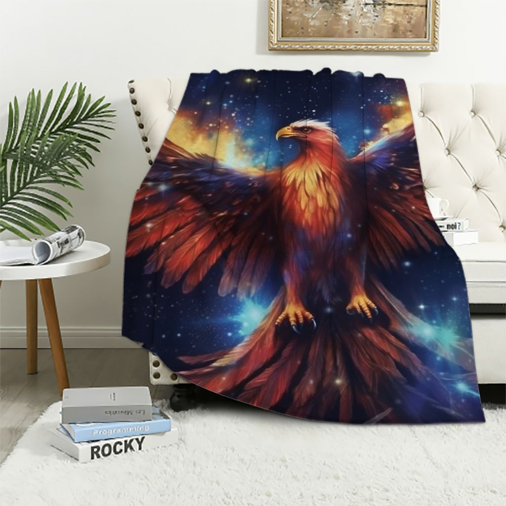 ONETECH Luxury Plush Phoenix Throw Blanket, Tipped Blanket, Super Warm ...