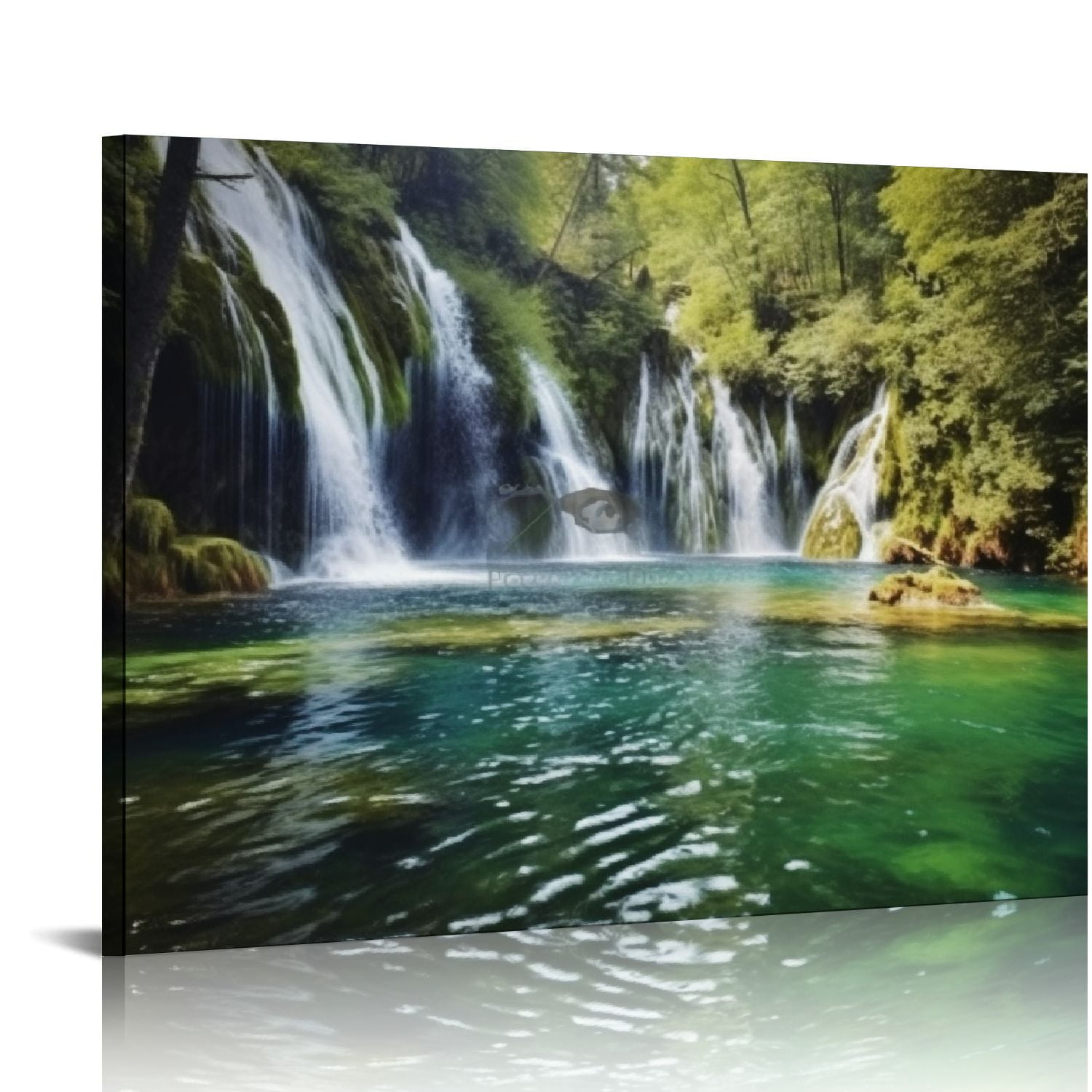 ONETECH Modern Scenery Painting Autumn Forest Pictures Snow Mountains ...