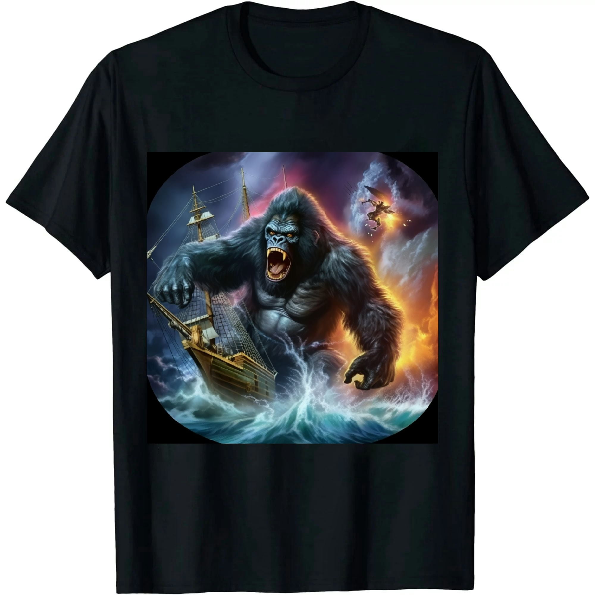 ONETECH Monster Gorilla as Kraken Attack a War Ship at High Seas T ...