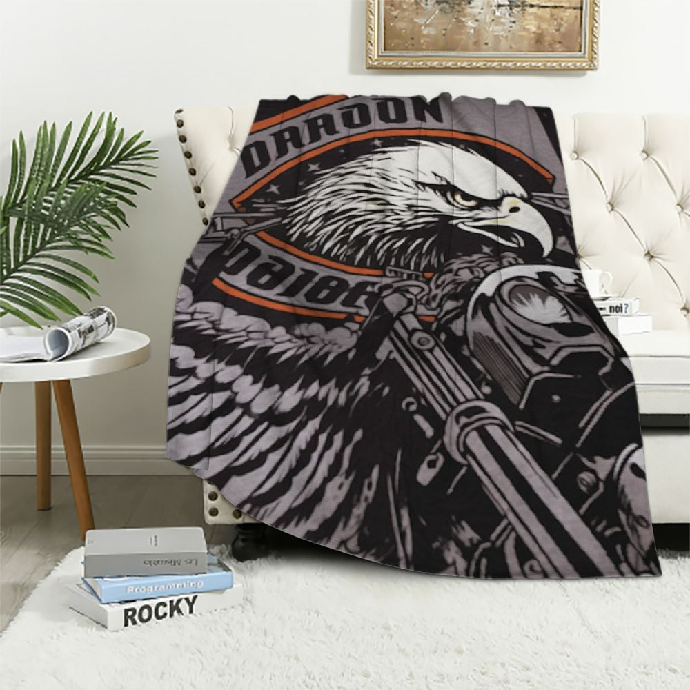 ONETECH Motorcycle Lovers Gifts Throws Blanket Super Soft and Stylish ...