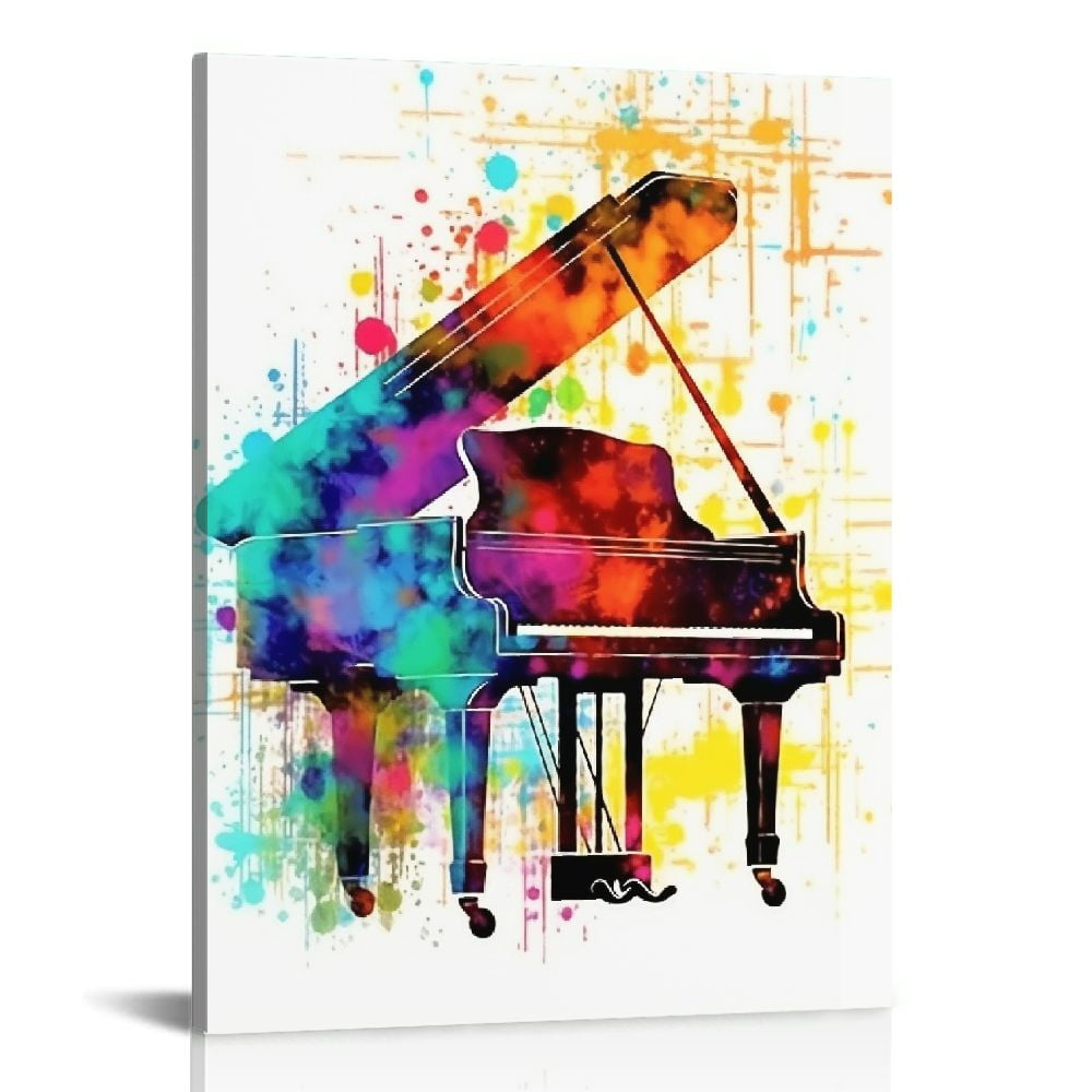ONETECH Music Poster, Musical Instrument Art Prints, Piano Violin ...