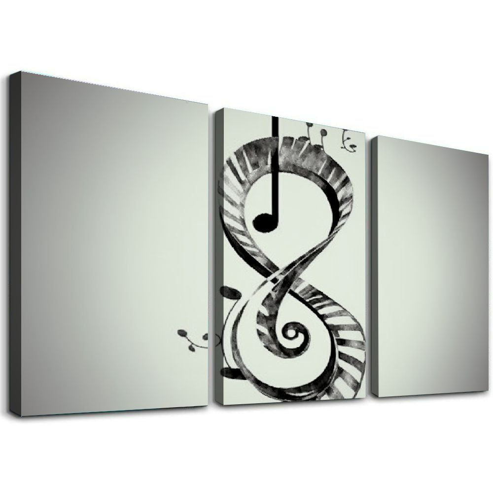ONETECH Music Wall Art Decor Music Note Pictures Canvas Prints ...