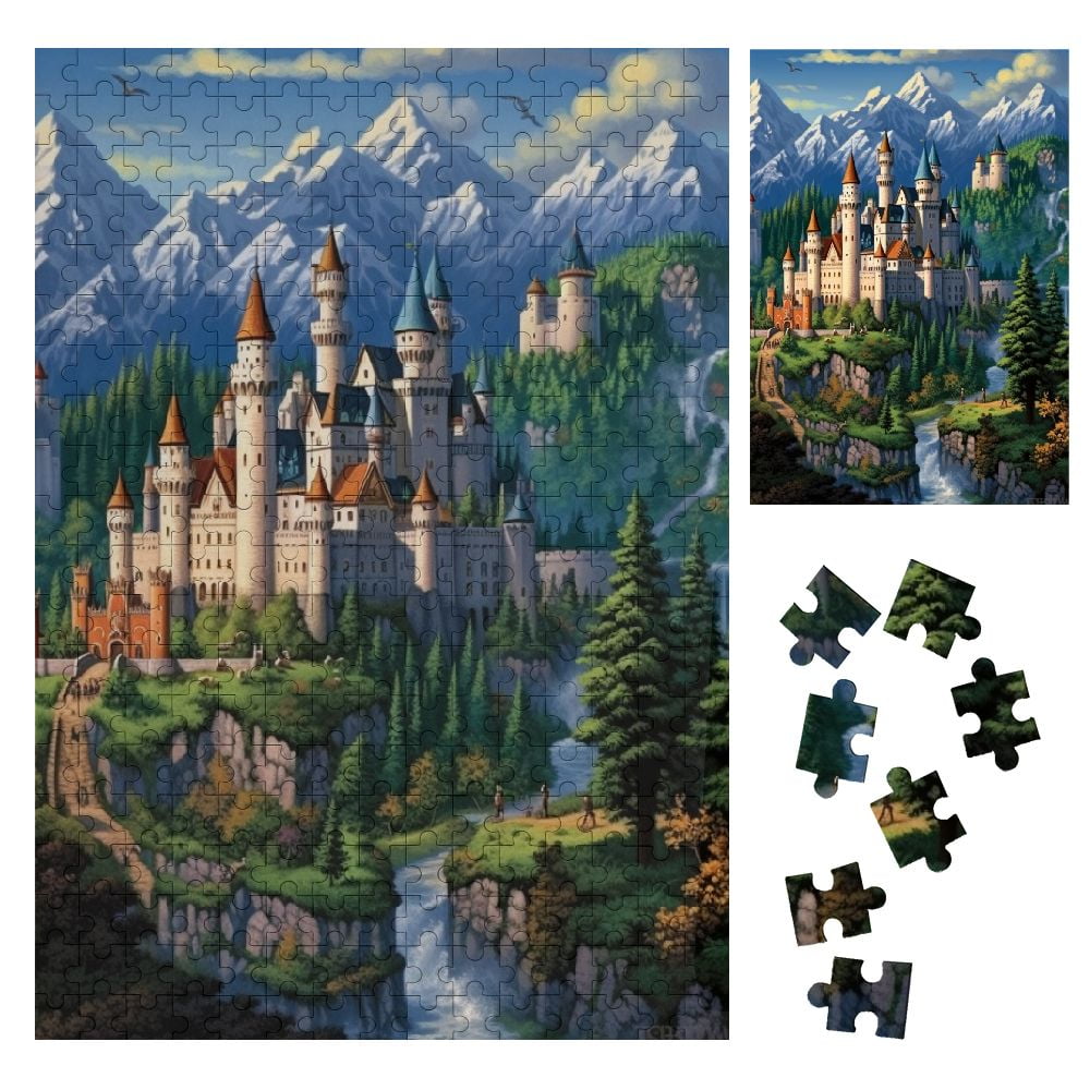 ONETECH - - Neuschwanstein Castle - Jigsaw Puzzle for Adults Ages 14 and Up Challenging Puzzle ...