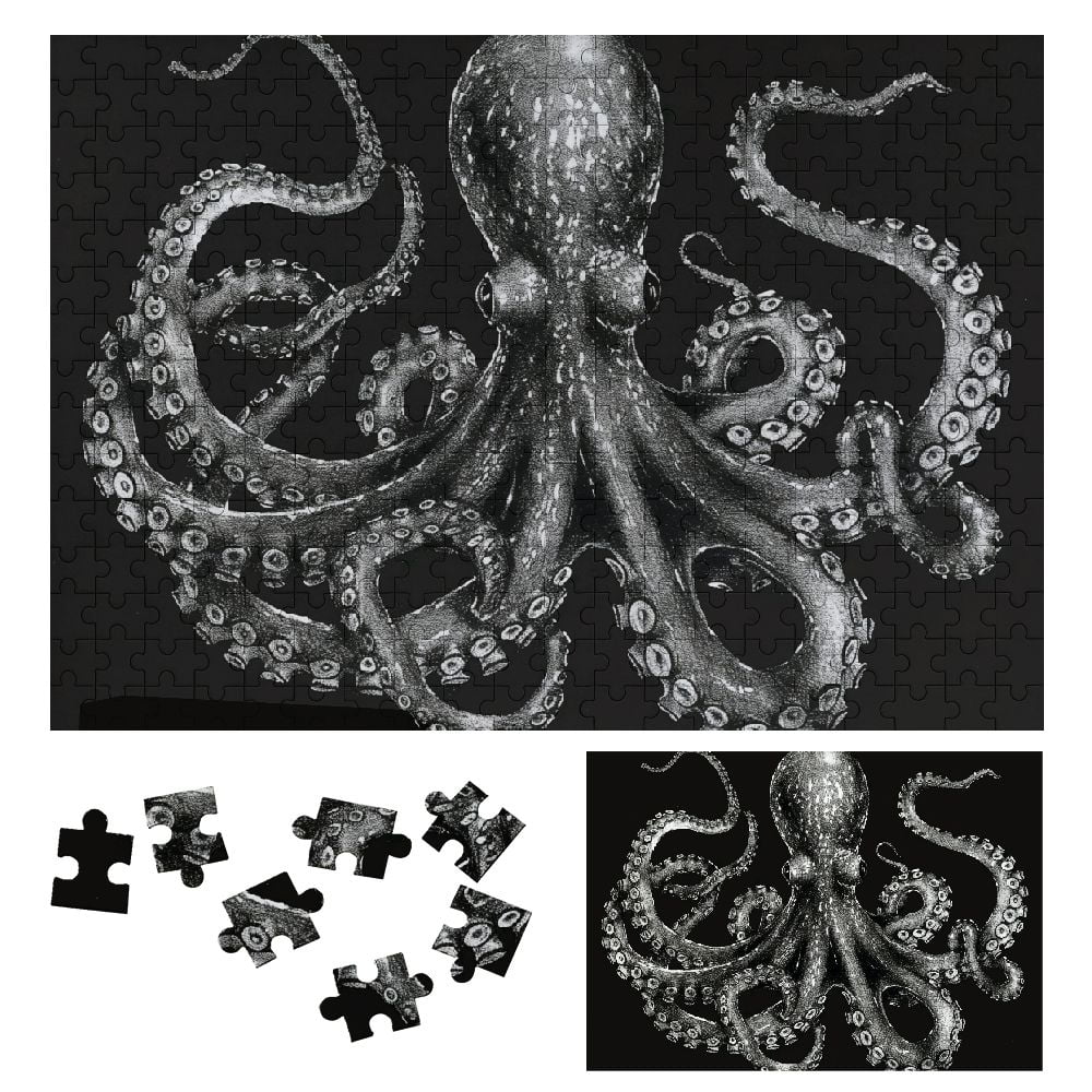 ONETECH Octopus Tentacles Wooden Jigsaw Puzzle for Adults and Kids ...