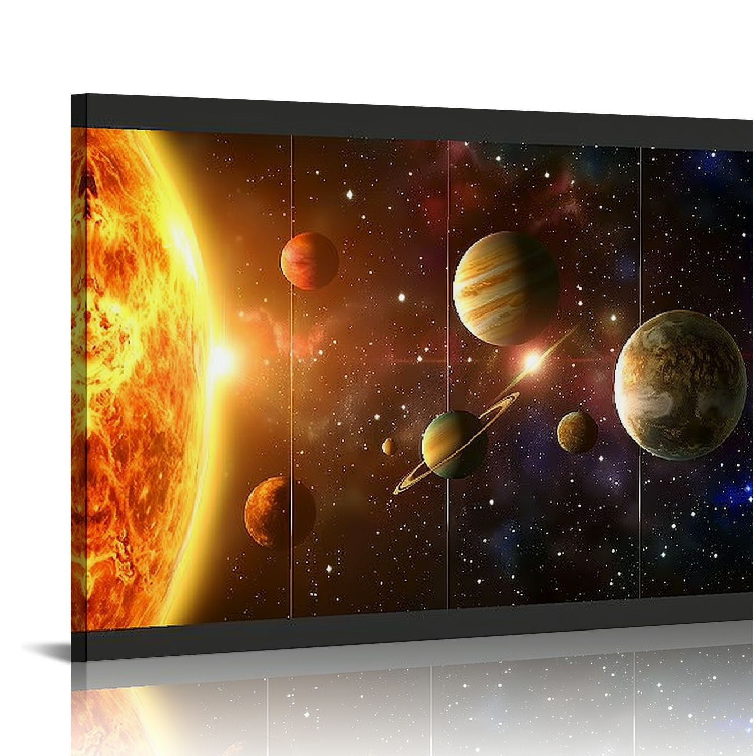 ONETECH Outer Space Canvas Wall Art Planet Posters & Prints Artwork ...