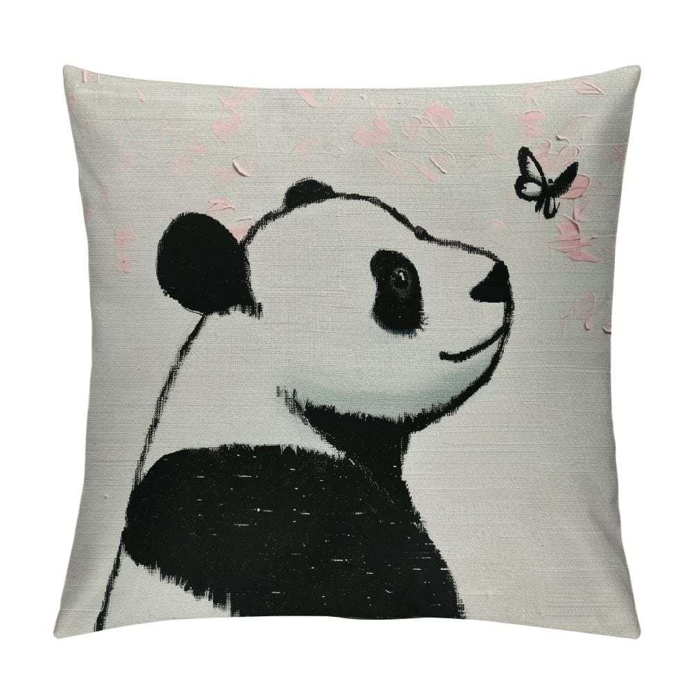 FUMJ Panda Decor Pillow Covers ,Panda Pillow Covers for Sofa Couch Room ...