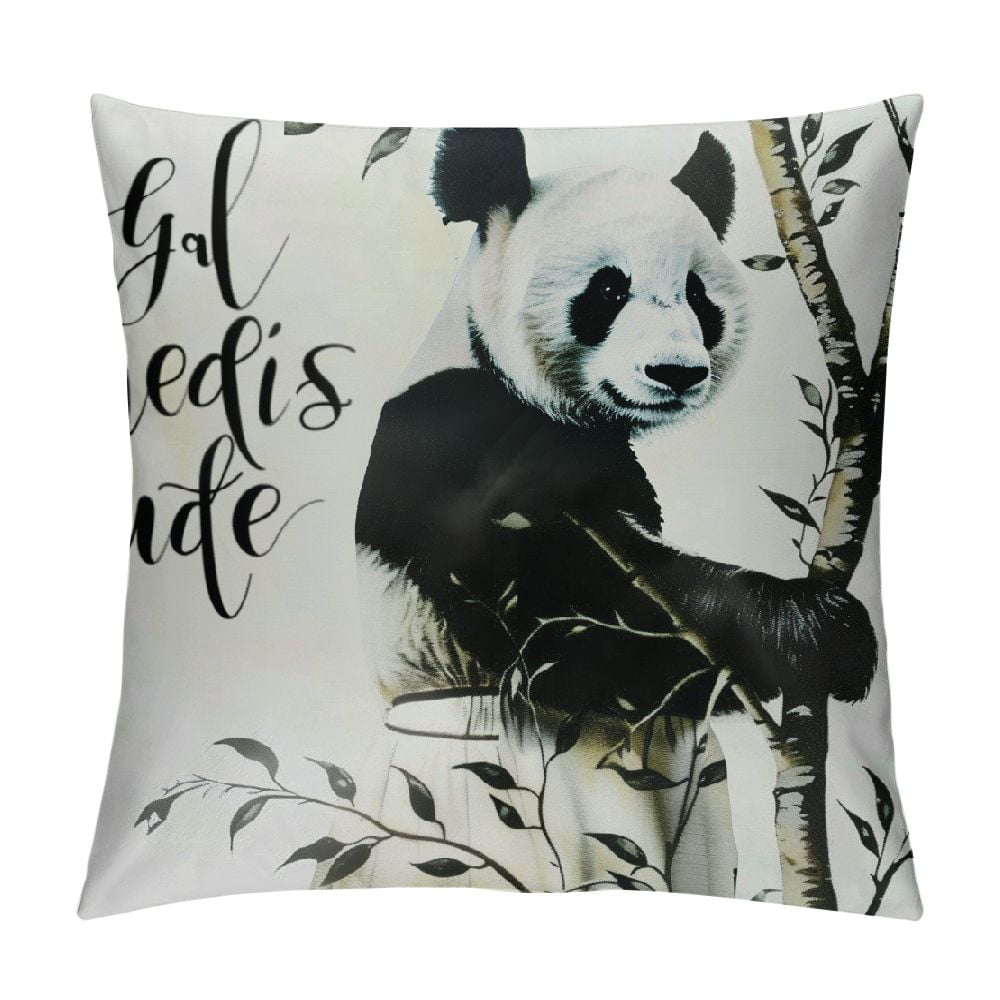 ONETECH Panda Pillow Covers , Panda Decor Pillow Cases, Panda Gifts for ...
