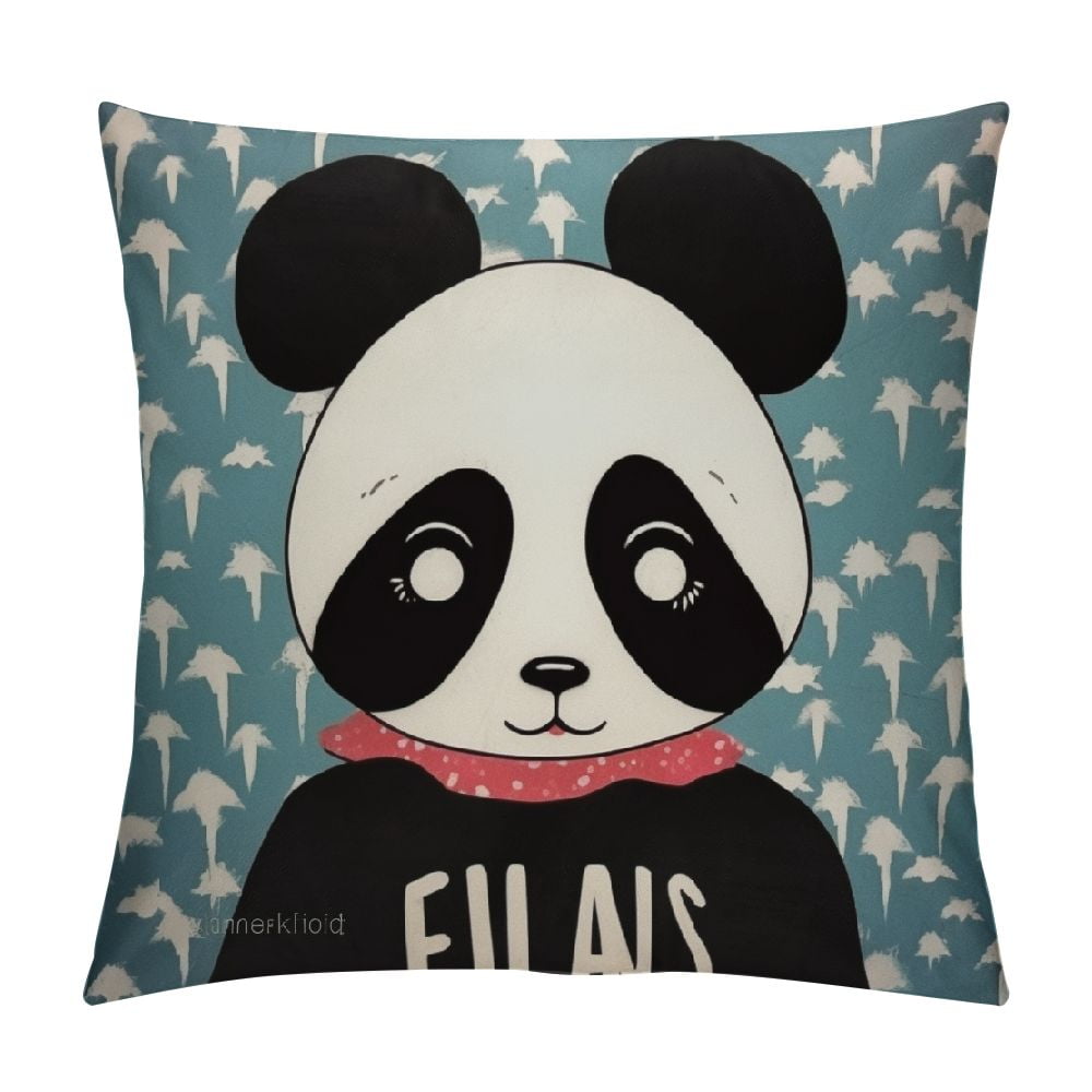 ONETECH Panda Pillow Covers Panda Gifts for Girls, Panda Bear Gifts, Just a Girl Who Loves ...