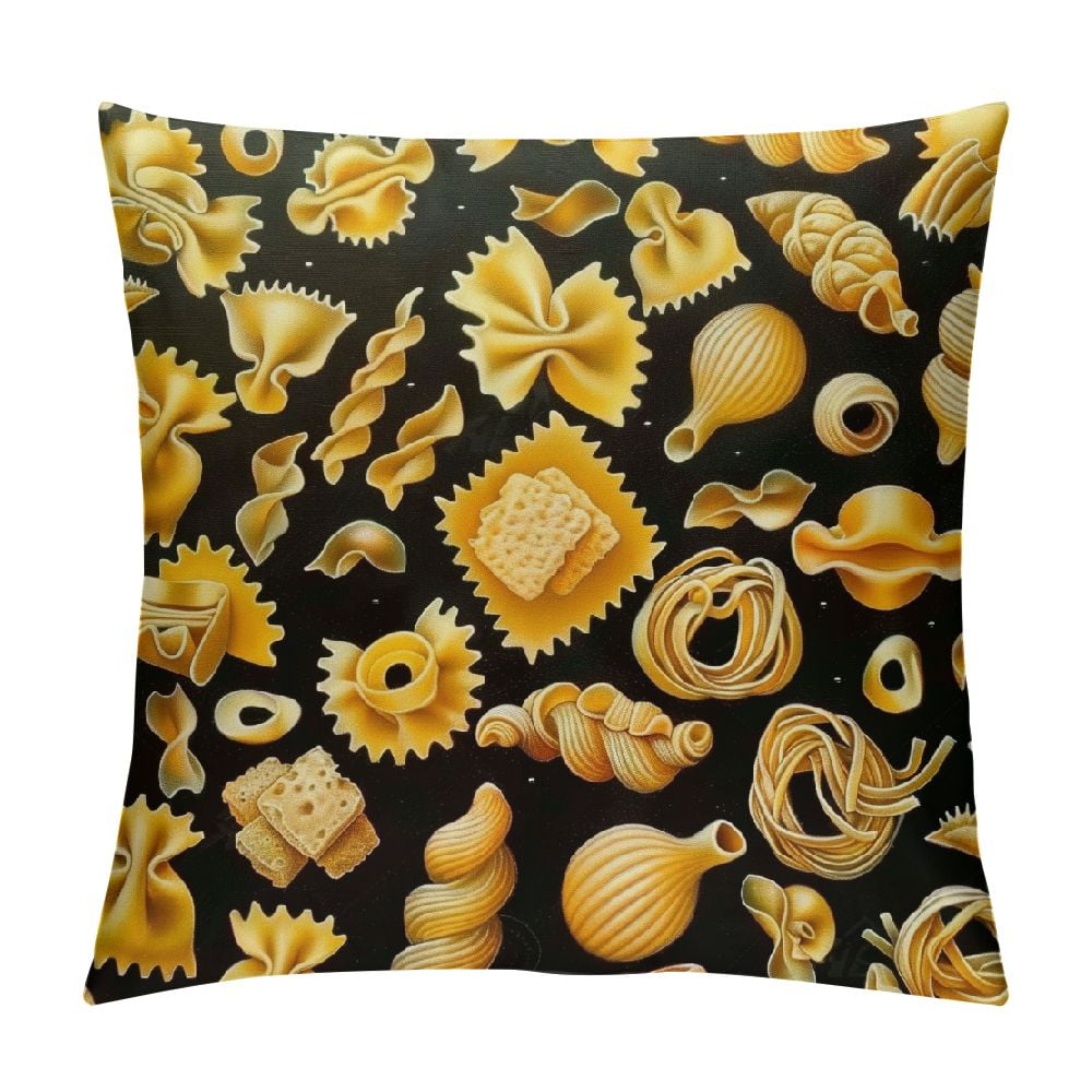 ONETECH Pasta Shape of Food Pillow Covers Cushion Case Decoration for ...