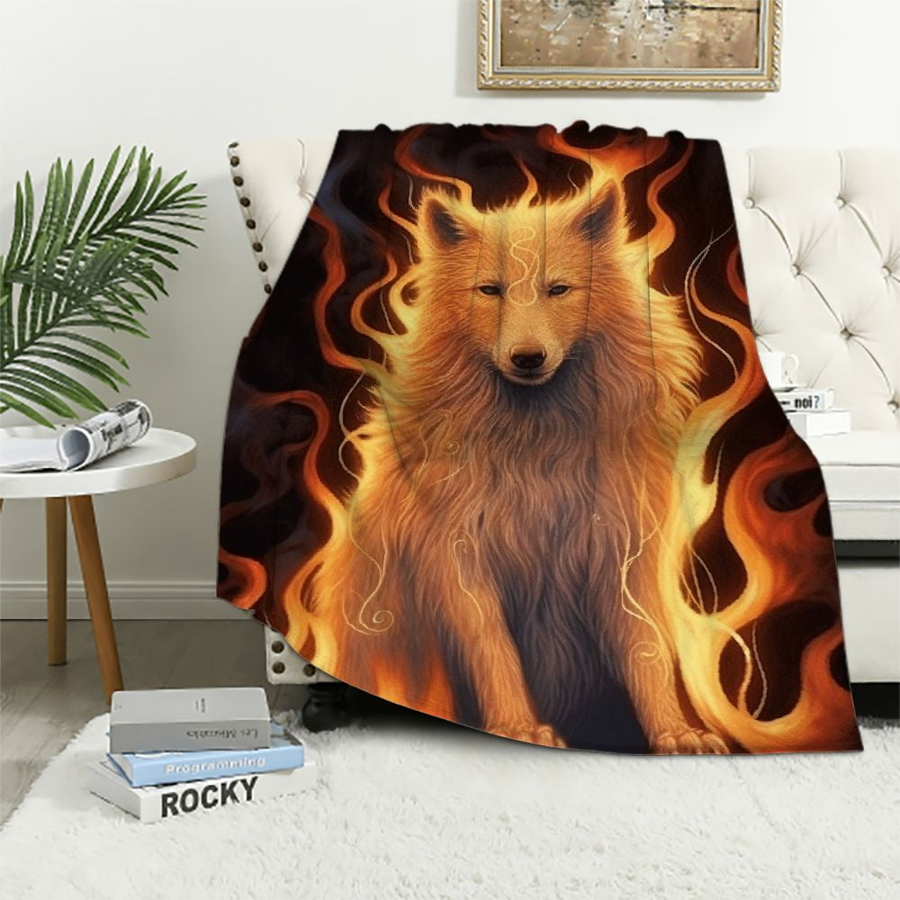 ONETECH Phoenix Wolf Blanket - Walmart.com