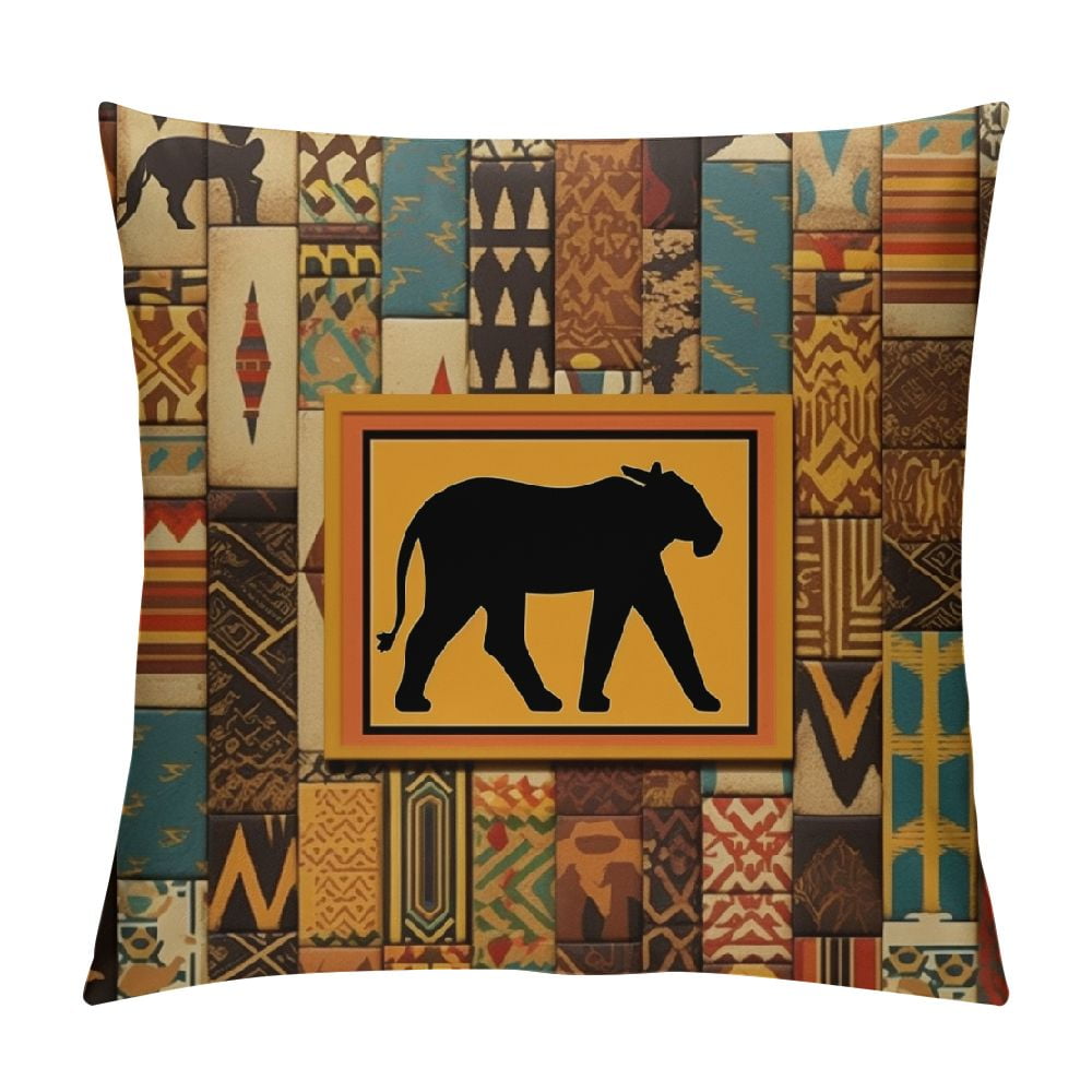 Onetech Pillow Cover African Double Sided Design Home Decor For Sofa