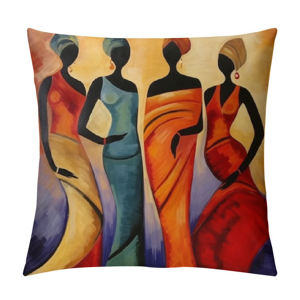 ONETECH Pillow Cover African Tribe Sexy Lady Square Pillow Cushion ...