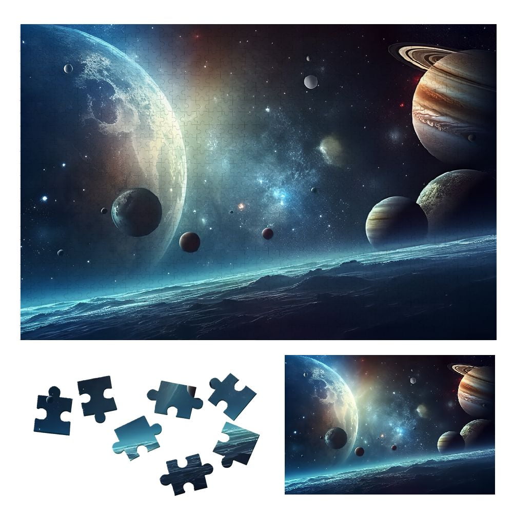 ONETECH Planets Sun Earth Wooden Puzzle Challenging Difficult Wood ...