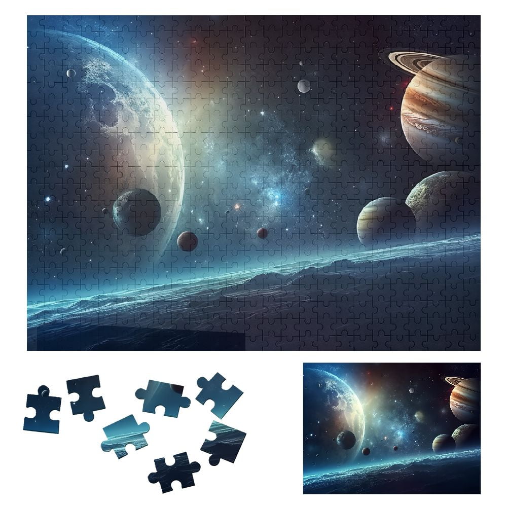 ONETECH Planets Sun Earth Wooden Puzzle Challenging Difficult Wood ...