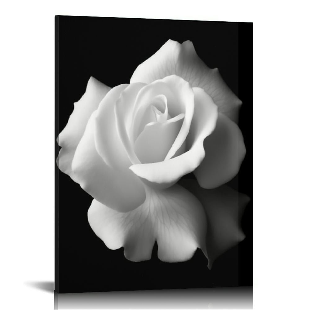 ONETECH Posters Abstract Flower Bloom Poster Black And White Tulip ...