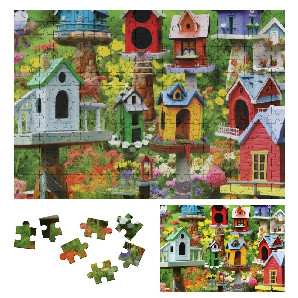 ONETECH Puzzles Birdhouse Village - Jigsaw Puzzle 300 PCS - Walmart.com