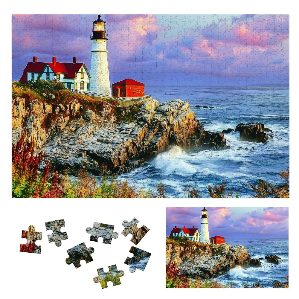 ONETECH Puzzles Maine Lighthouse Jigsaw Puzzle 1000 PCS - Walmart.com