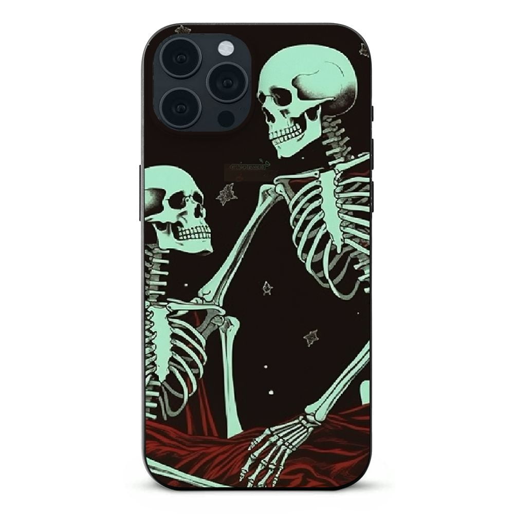 ONETECH Qivtpjkrin The Devil Tarot Card Skull Black Case for iPhone 14 ...