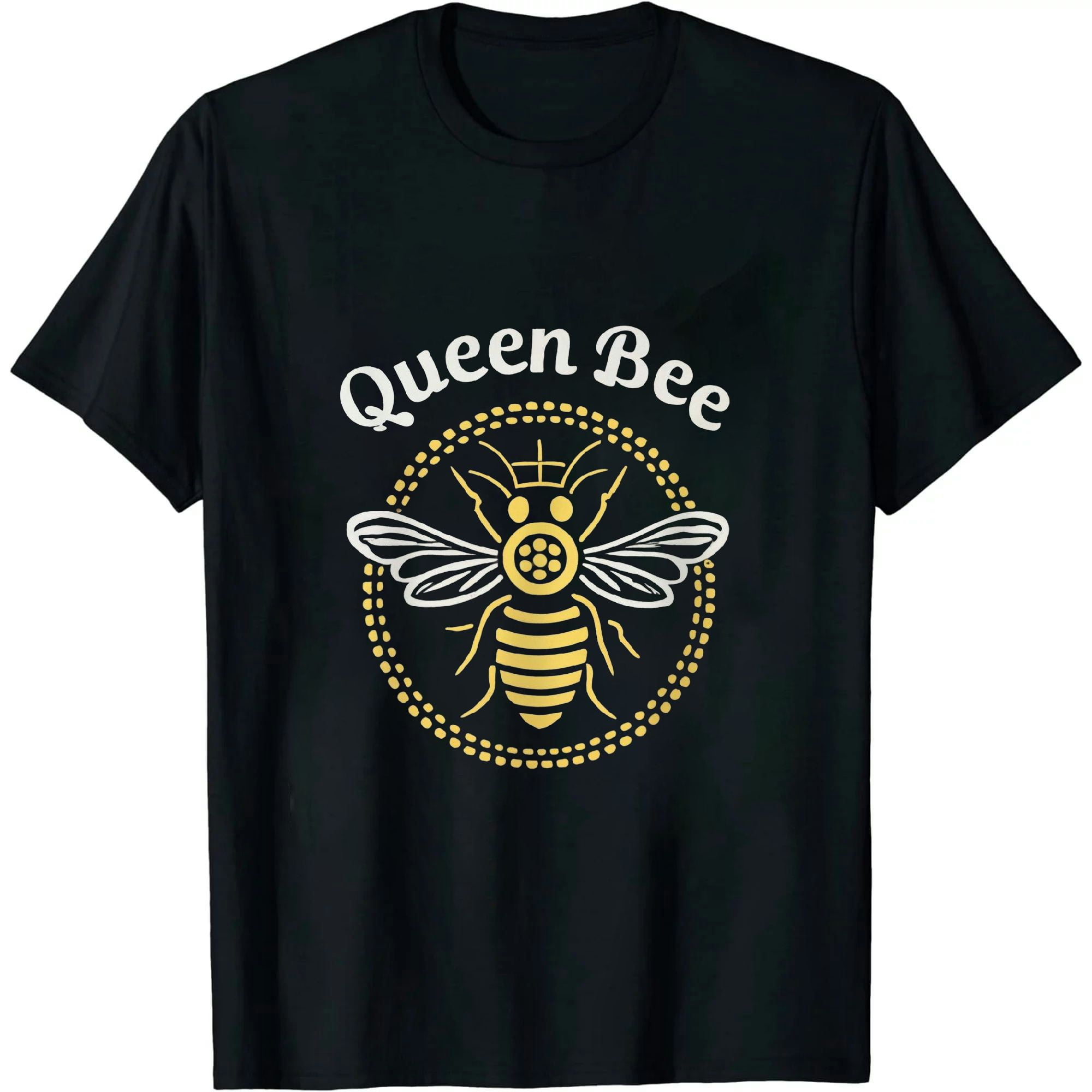 ONETECH Queen Bee Crown For Women Wives Mothers Bumble Bee T-Shirt ...