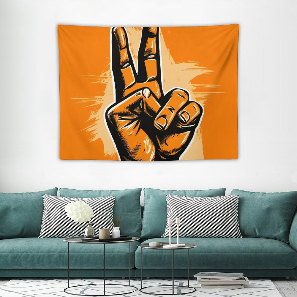 ONETECH Rock Music Tapestry Wall Hanging Musical Living Room Hip Hop ...