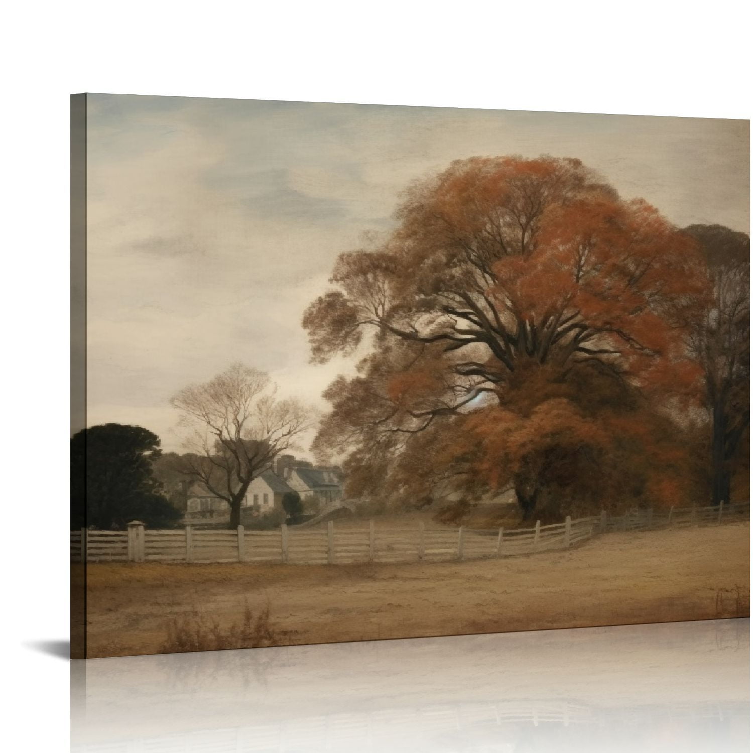 ONETECH Rolled Vintage Farmhouse French Country Bedroom Wall Decor ...