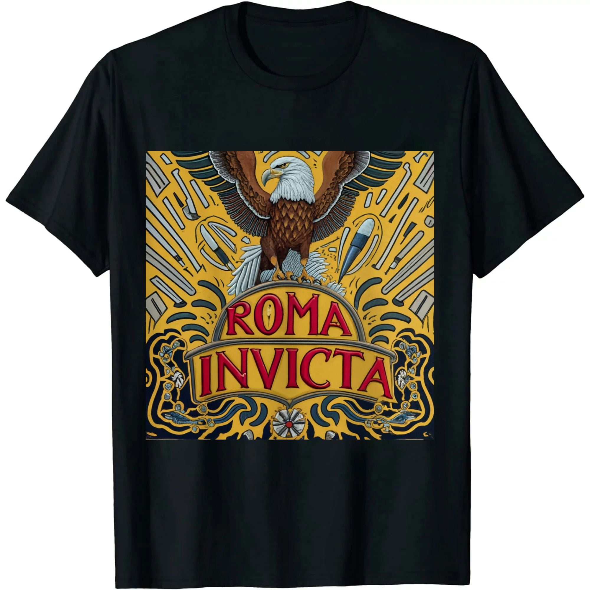 ONETECH Roma Invicta SPQR T-Shirt | Rome Roman Empire Latin T Shirt ...