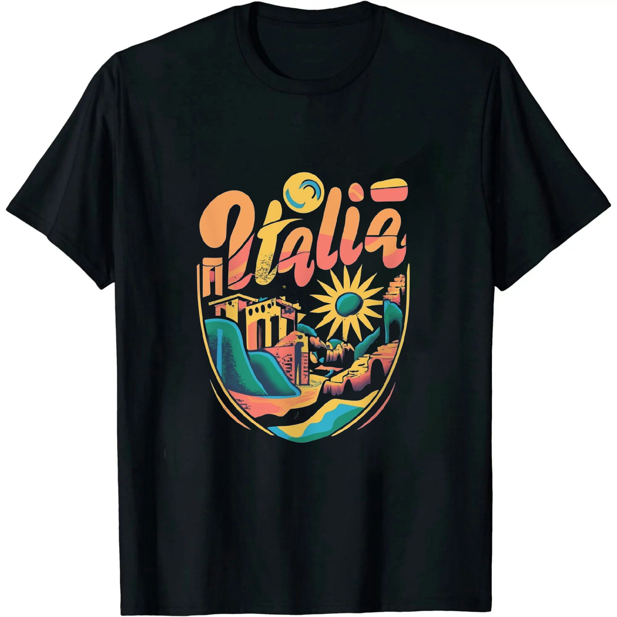 ONETECH Rome Italy T-shirt Italian Flag Italia Tourist Roma Souvenir ...