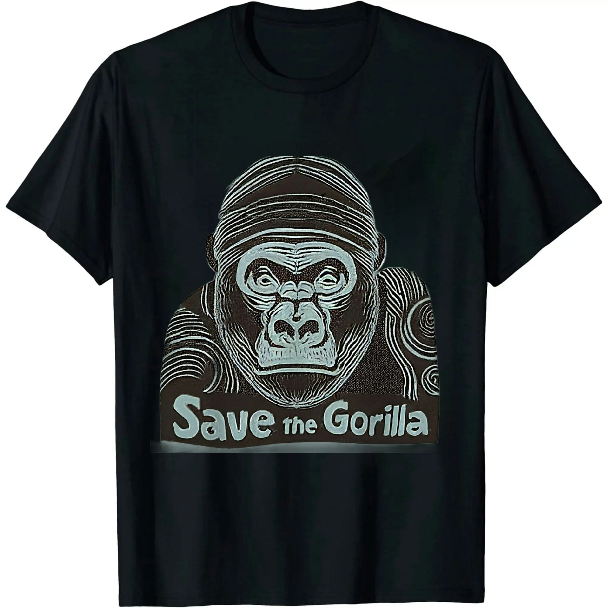 ONETECH Save The Gorilla Conservation T-shirt - Walmart.com