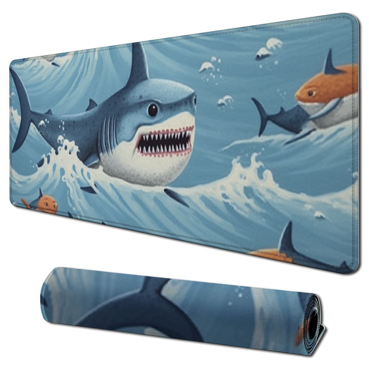 ONETECH Shark Gaming Mouse Pad with Extended Size for Gamer/Desktop ...