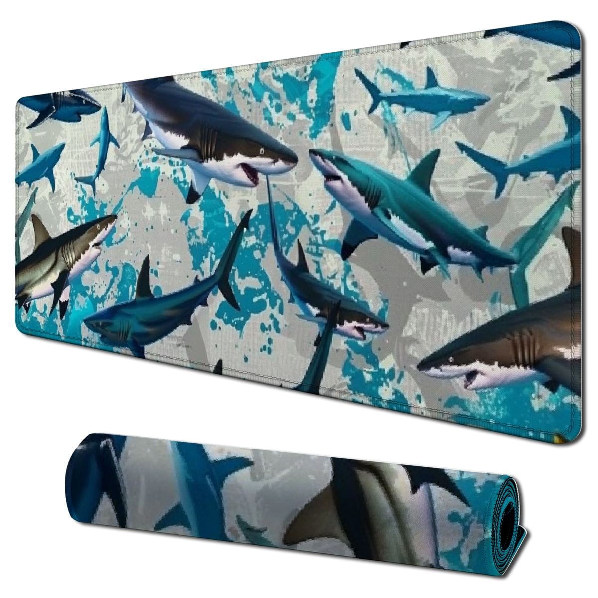 ONETECH Sharks Damien Hirst Mouse Pad for Gamer/Desktop/Office/Home ...